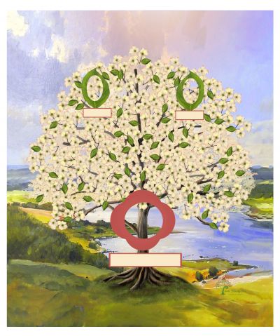 Copper Family Tree Template - Gallery Canvas – Photo Family Tree