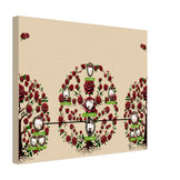 Custom Rose Family Tree Chart Canvas – Photo Family Tree